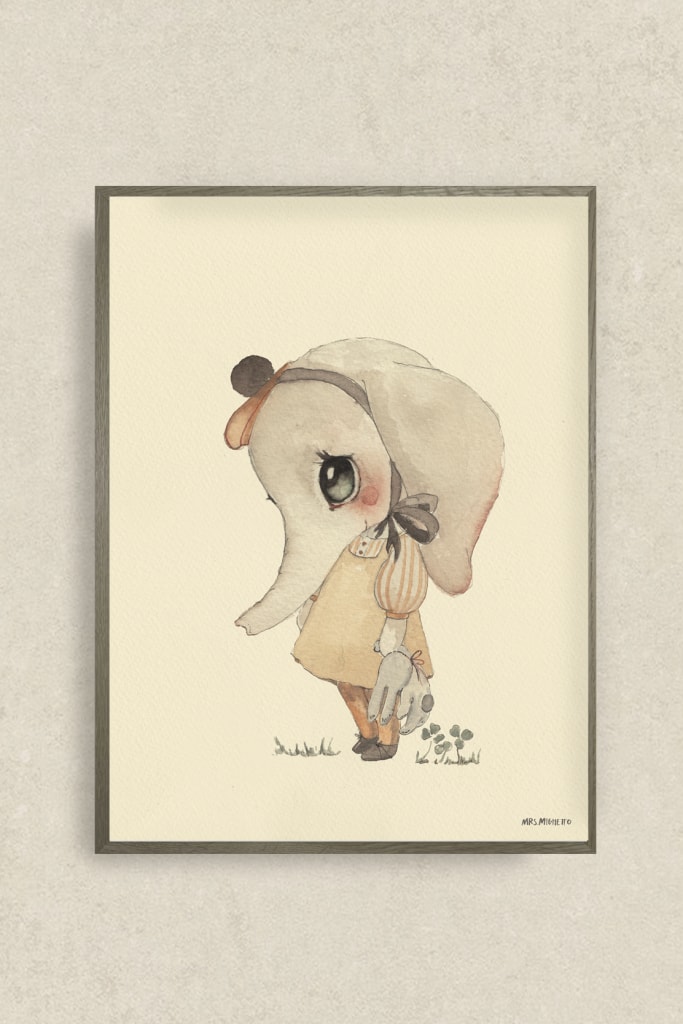 Poster Miss Ellie - Poster for the Kids Room & Nursery - Mrs Mighetto