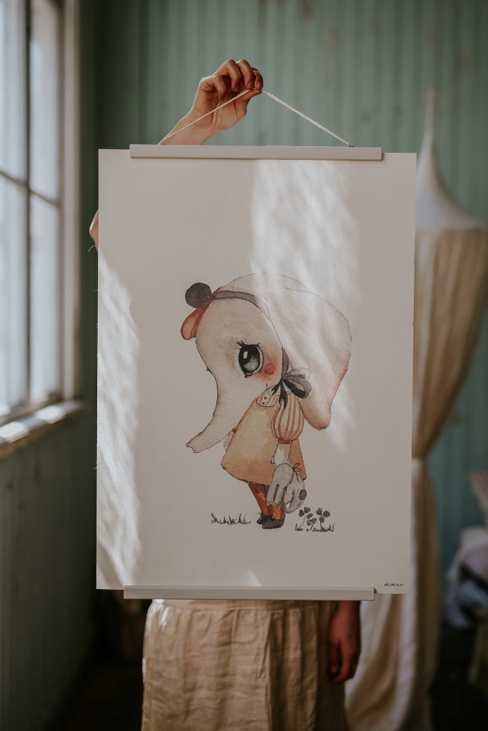 Poster Miss Ellie - Poster for the Kids Room & Nursery - Mrs Mighetto