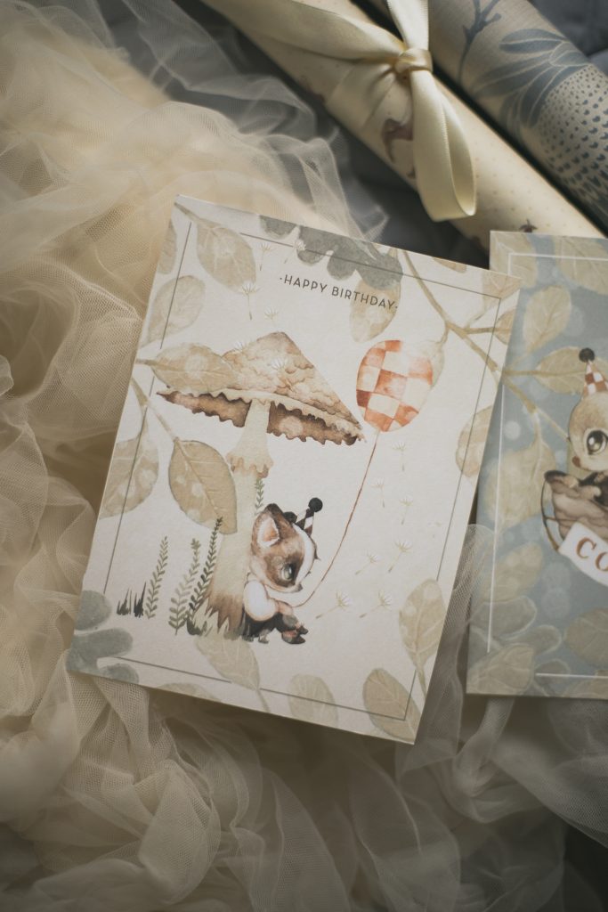 2-Pack Birthday Cards Balloon - Mrs Mighetto - Webshop