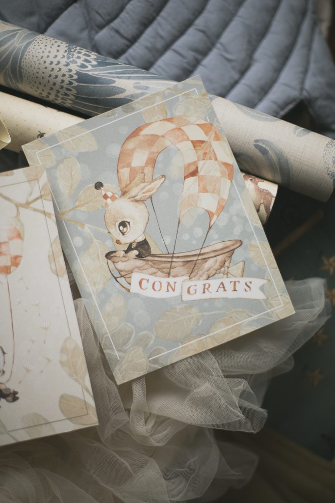 2-Pack Birthday Cards Balloon - Mrs Mighetto - Webshop