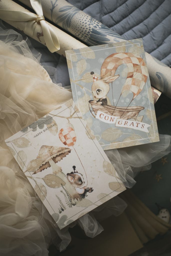 2-Pack Birthday Cards Balloon - Mrs Mighetto - Webshop